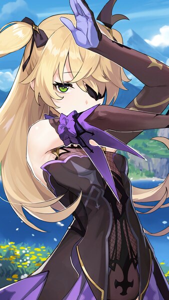 Fischl, Genshin Impact, 4K, #3.2978 Wallpaper PC Desktop