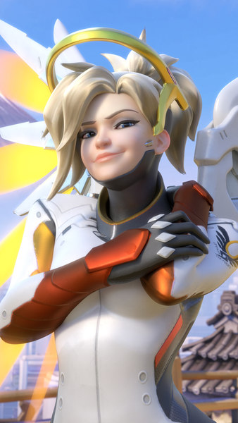 Mercy, Overwatch, 4K, #100 Wallpaper PC Desktop