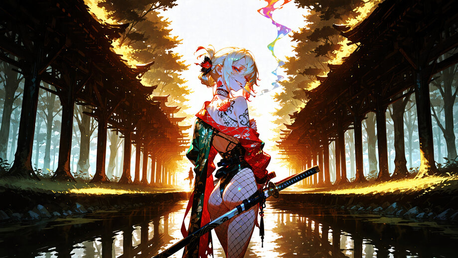 Anime, Girl, Ninja, 4K, Wallpaper, #1125l Wallpaper iPhone Phone