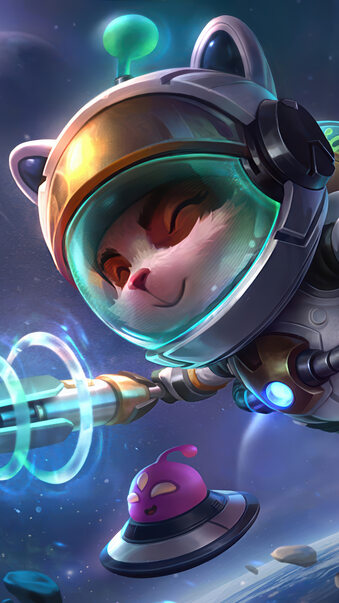 Teemo Rework Skin Splash Art LoL Update Wallpaper iPhone Phone