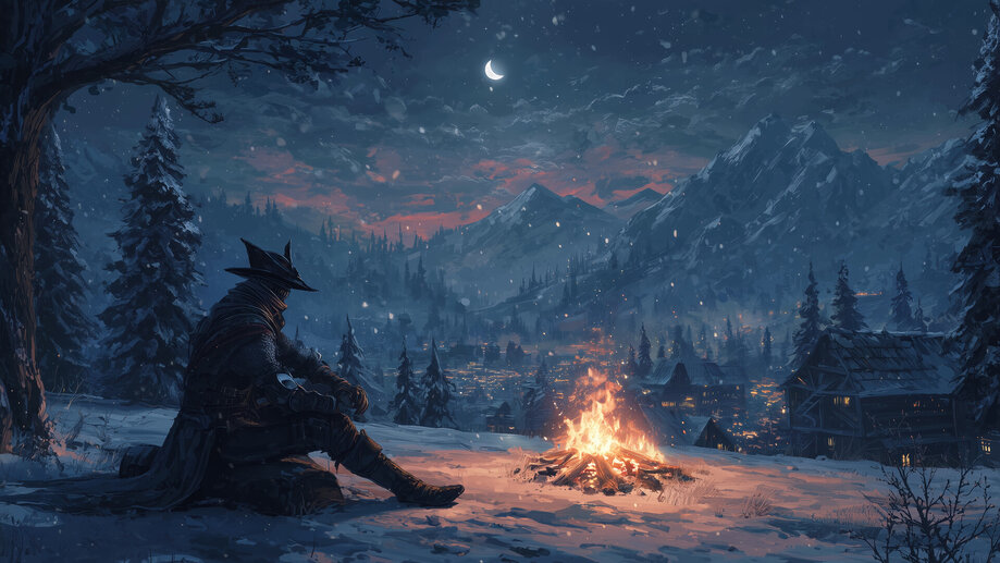 Bloodborne, Bonfire, 4K, Wallpaper, #9195k Wallpaper 4K PC