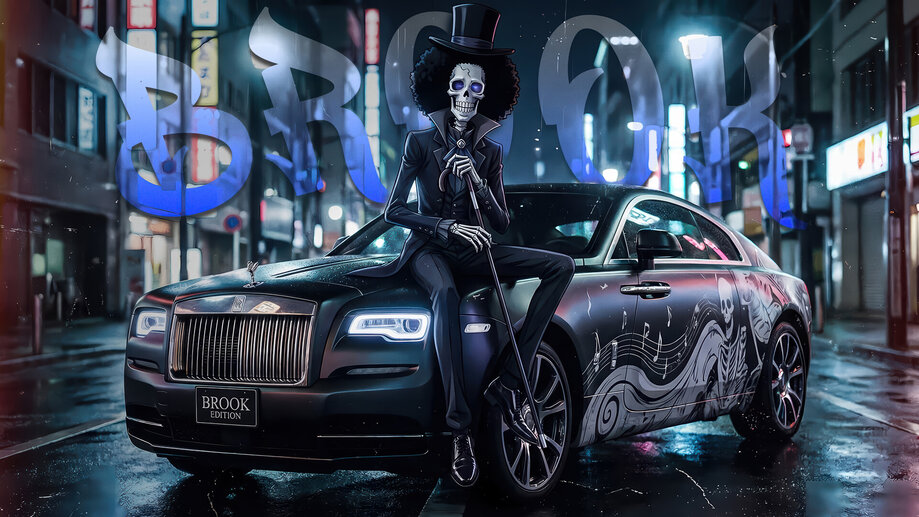 Brook, One Piece, Car, 4K, Wallpaper, #3675l Wallpaper 4K PC
