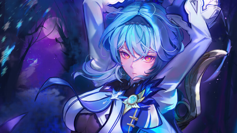 Eula Genshin Impact Art 4K #7041h Wallpaper iPhone Phone
