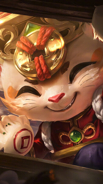 Teemo Rework Skin Splash Art LoL Update Wallpaper iPhone Phone