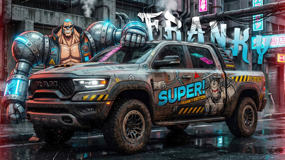 Franky, One Piece, Car, 4K, #3695l Wallpaper 4K PC