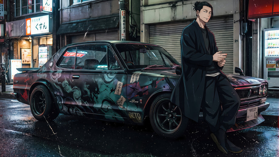 Geto, JJK, Car, 4K, Wallpaper, #4475l Wallpaper 4K PC