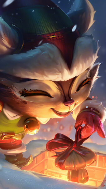 Teemo Rework Skin Splash Art LoL Update Wallpaper iPhone Phone