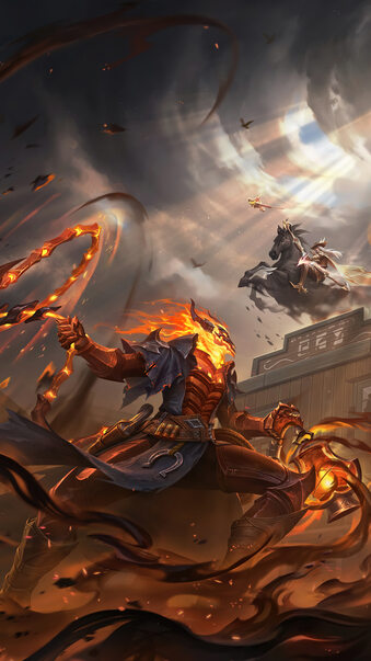 High Noon Thresh Irelia Ashe 4K 8K #3141h Wallpaper PC Desktop