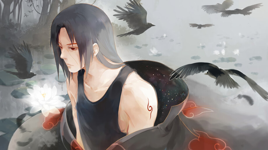 Itachi, Crow, Akatsuki, 4K, #8565k Wallpaper 4K PC