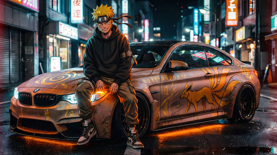 Naruto, Car, 4K, Wallpaper, #3465l Wallpaper 4K PC