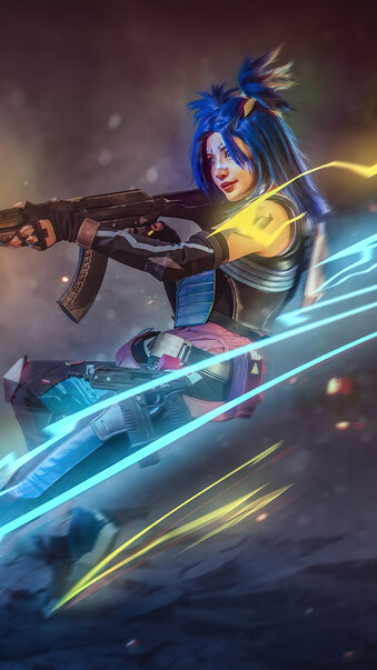 Neon Valorant Cosplay 4K #5901g Wallpaper iPhone Phone