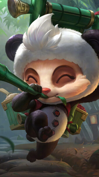 Teemo Rework Skin Splash Art LoL Update Wallpaper iPhone Phone
