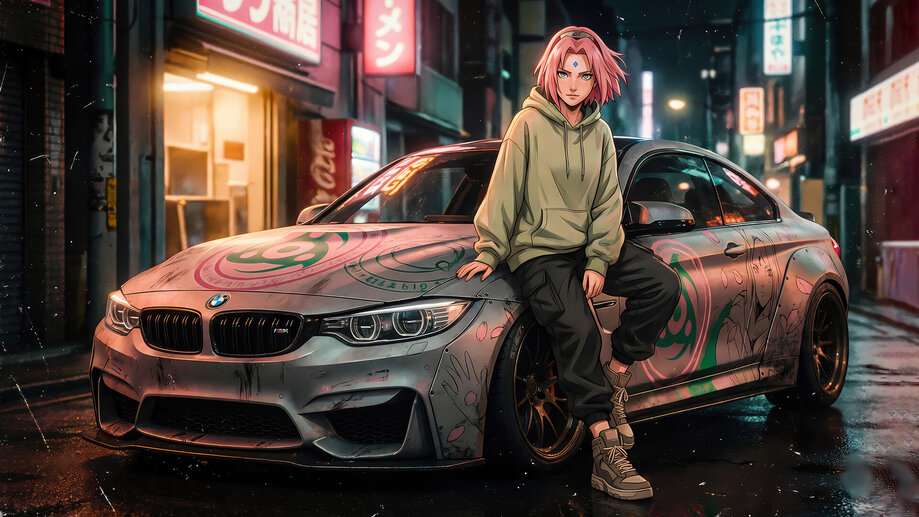 Sakura, Car, 4K, Wallpaper, #3475l Wallpaper 4K PC