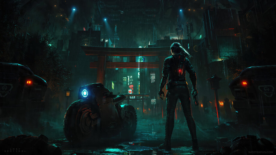 Sci-Fi, Cyberpunk, Girl, 4K, #1005l Wallpaper 4K PC