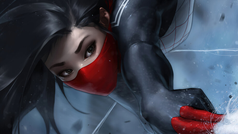 Silk Marvel Superhero 4K #580h Wallpaper iPhone Phone