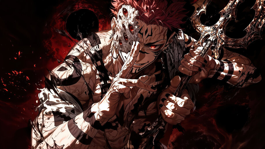 Sukuna, Final Form, JJK, 4K, #5055l Wallpaper 4K PC