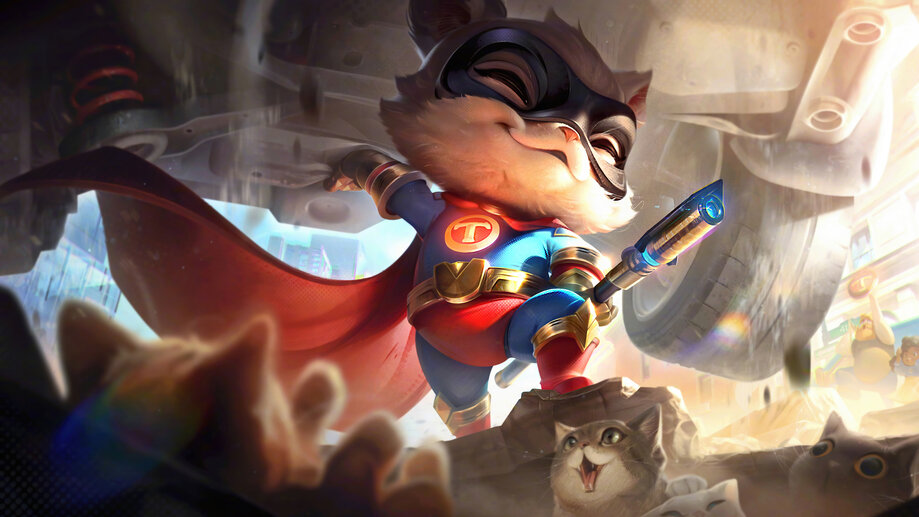 Teemo Rework Skin Splash Art LoL Update Wallpaper PC Desktop