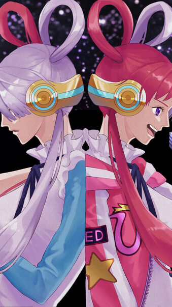 Uta Singing One Piece Red 4K #9421h Wallpaper iPhone Phone