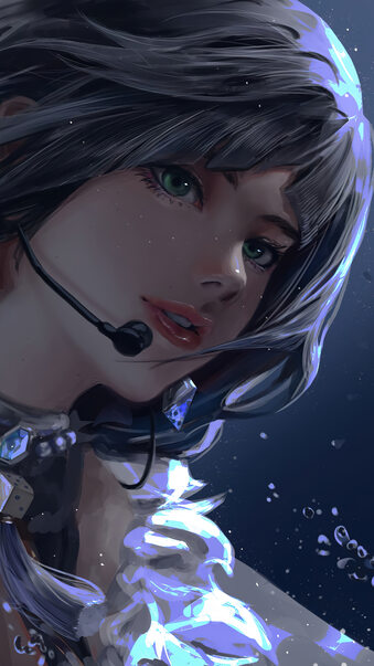 Yelan Genshin Impact Art 4K #9311g Wallpaper iPhone Phone