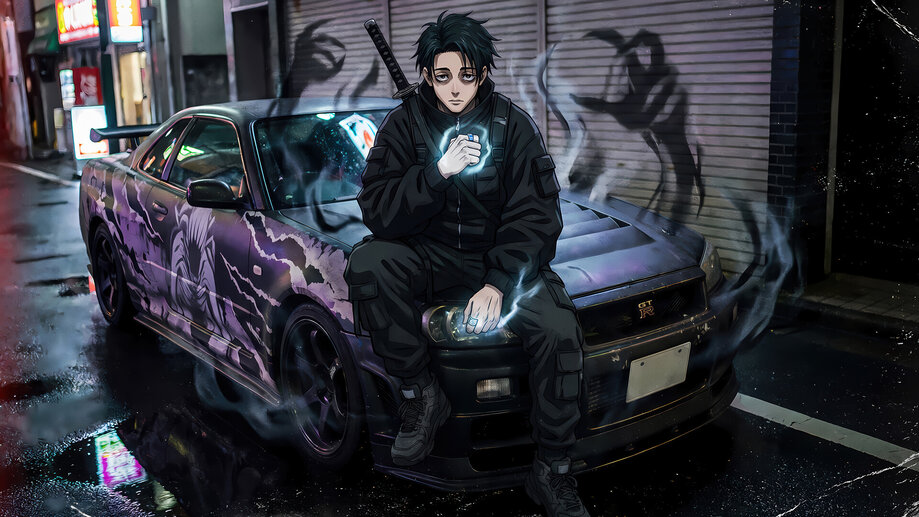 Yuta, JJK, Car, 4K, Wallpaper, #4465l Wallpaper 4K PC