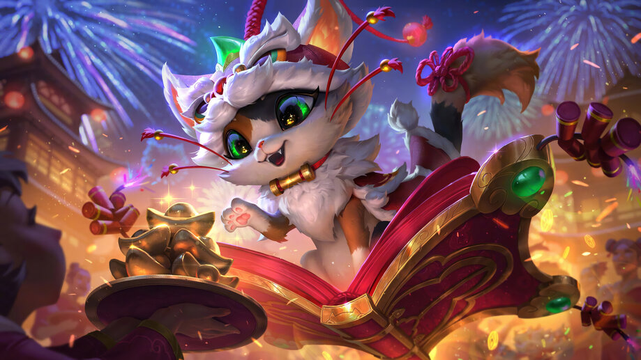 Yuumi, Firecracker, 4K, 8K, #7855l Wallpaper 4K PC