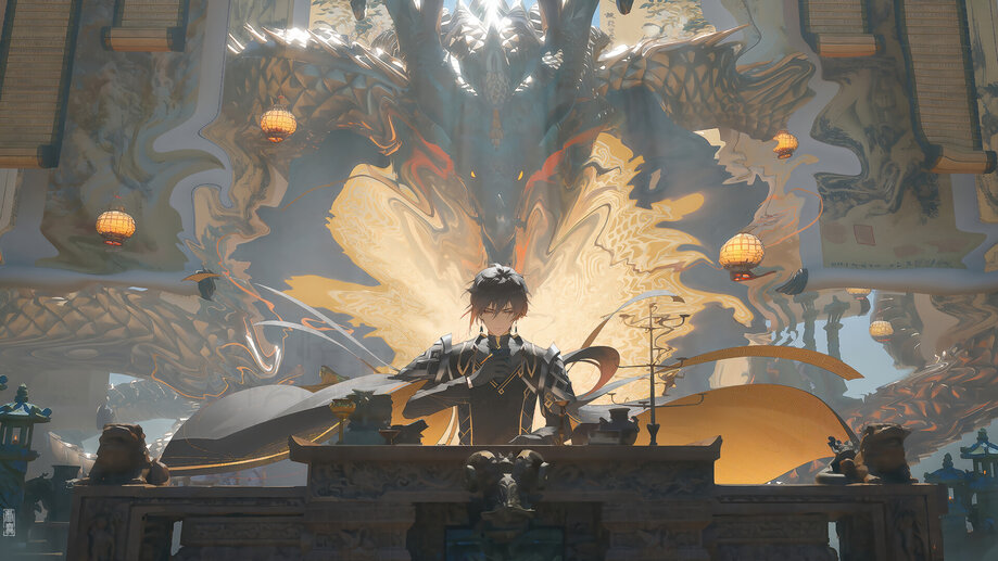 Zhongli, Genshin Impact, 4K, #8375k Wallpaper 4K PC