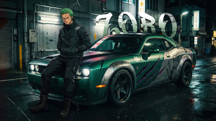 Zoro, One Piece, Car, 4K, Wallpaper, #3835l Wallpaper 4K PC